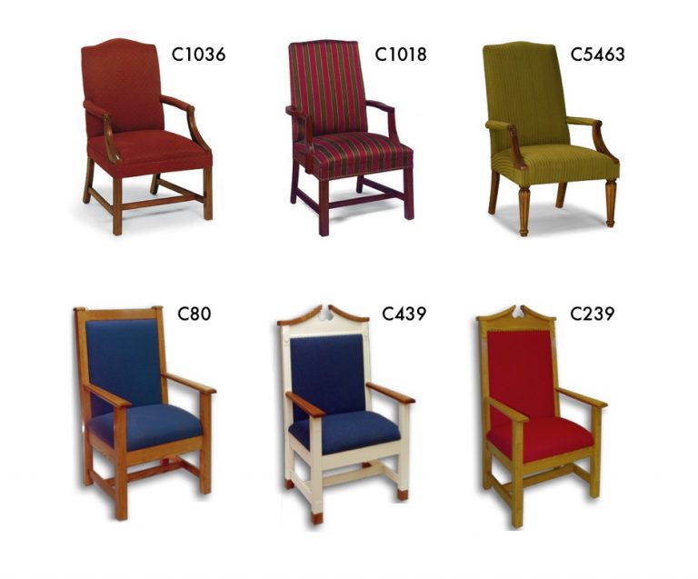 Church Chancel Furnishings: Clergy Chairs, Pulpits