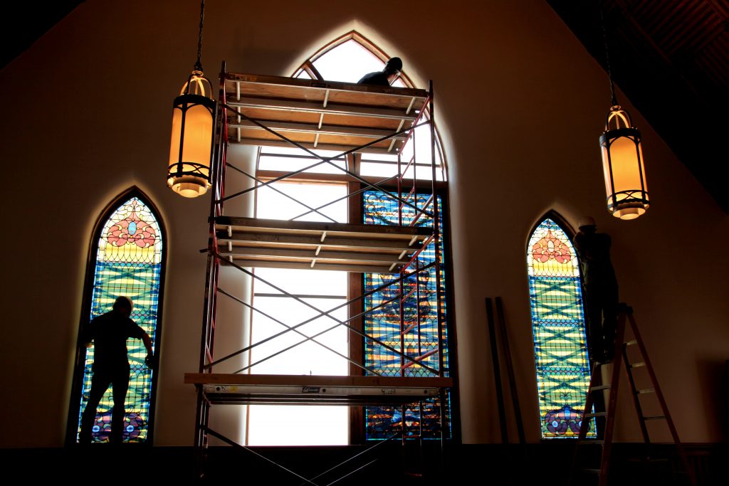 Church Restoration Services, Pew Refinishing & Stained Glass