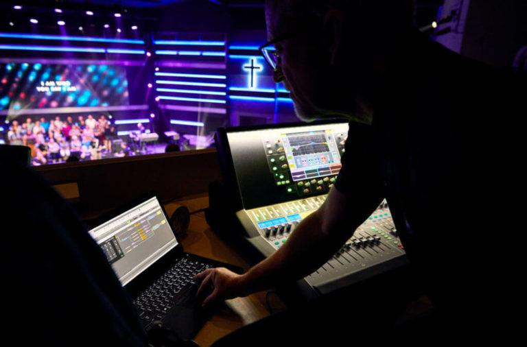 Church-Audio-Video-Booth-Pinedale-1-1024x675 - Church Interiors, Inc.