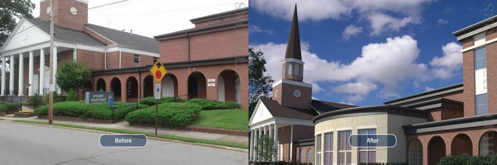 Church Interiors Projects Before & After Images