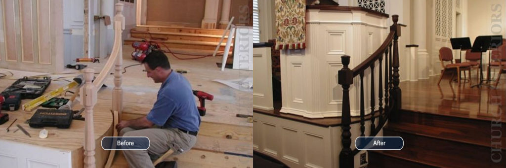 Church Interiors Projects Before & After Images