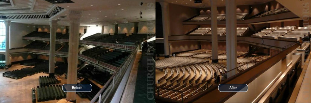 Church Interiors Projects Before & After Images