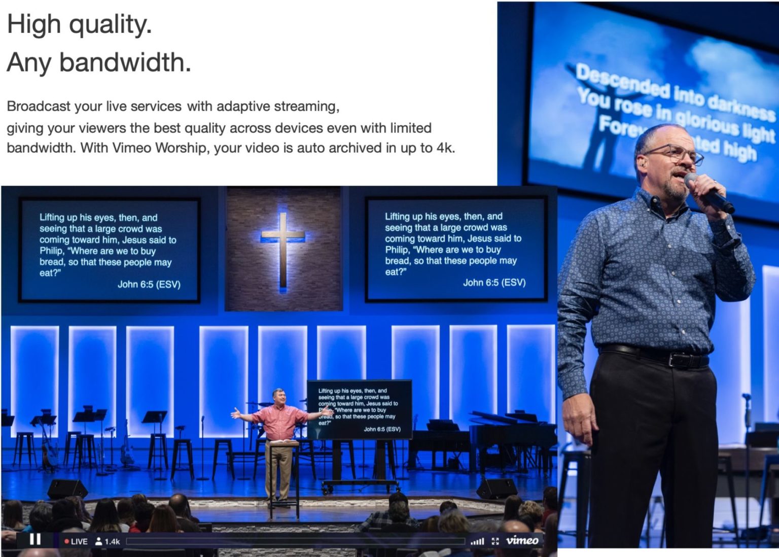 Live Streaming Church Service Solution | Church Interiors